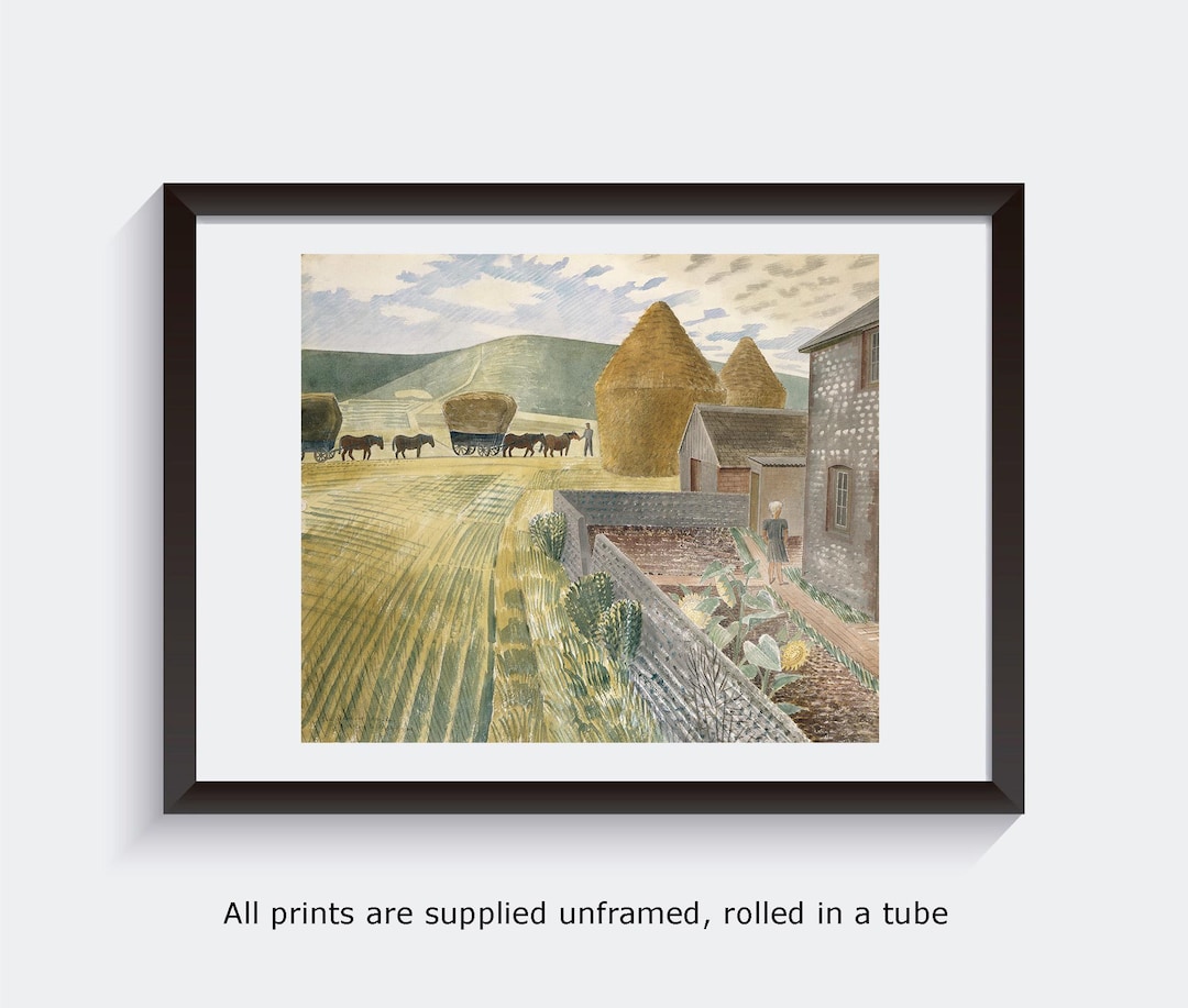 Ravilious Furlongs Wall Art Print Vintage Poster Art Gallery Wall ...