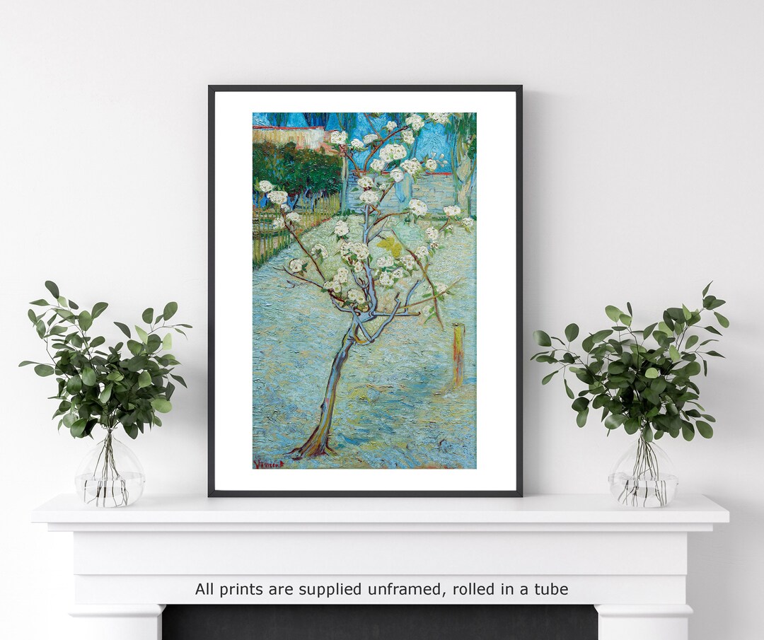 Van Gogh Blossoming Pear Tree Home Decor Gallery Wall Art Classic ...