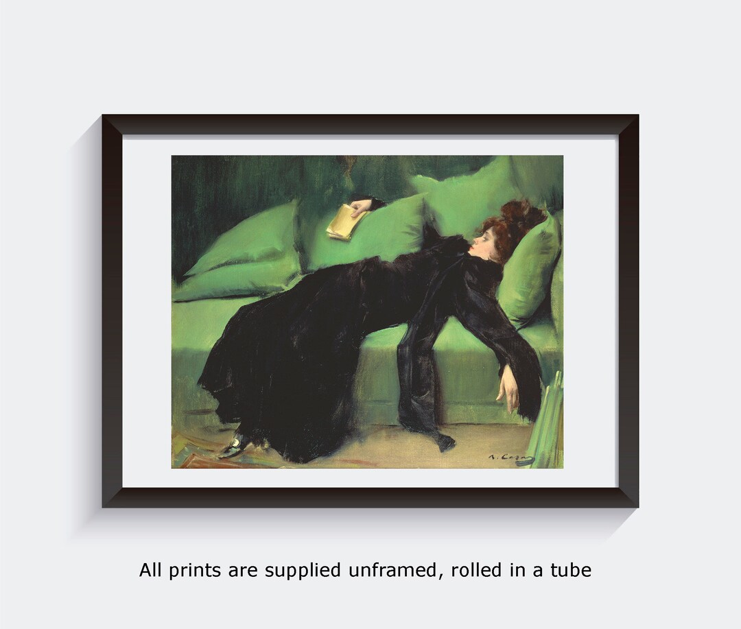 Casas Decadent Girl After the Ball Gallery Wall Art Print Vintage ...