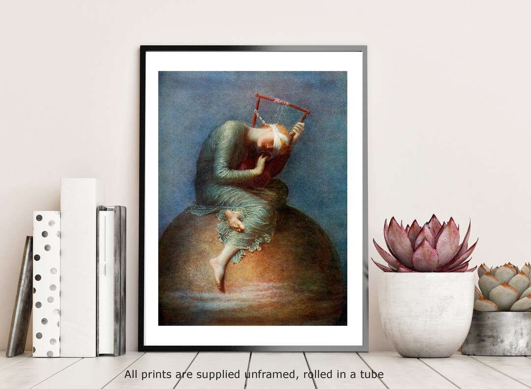 Watts Hope 1886 Home Decor Gallery Wall Art Classic Poster Art Vintage ...