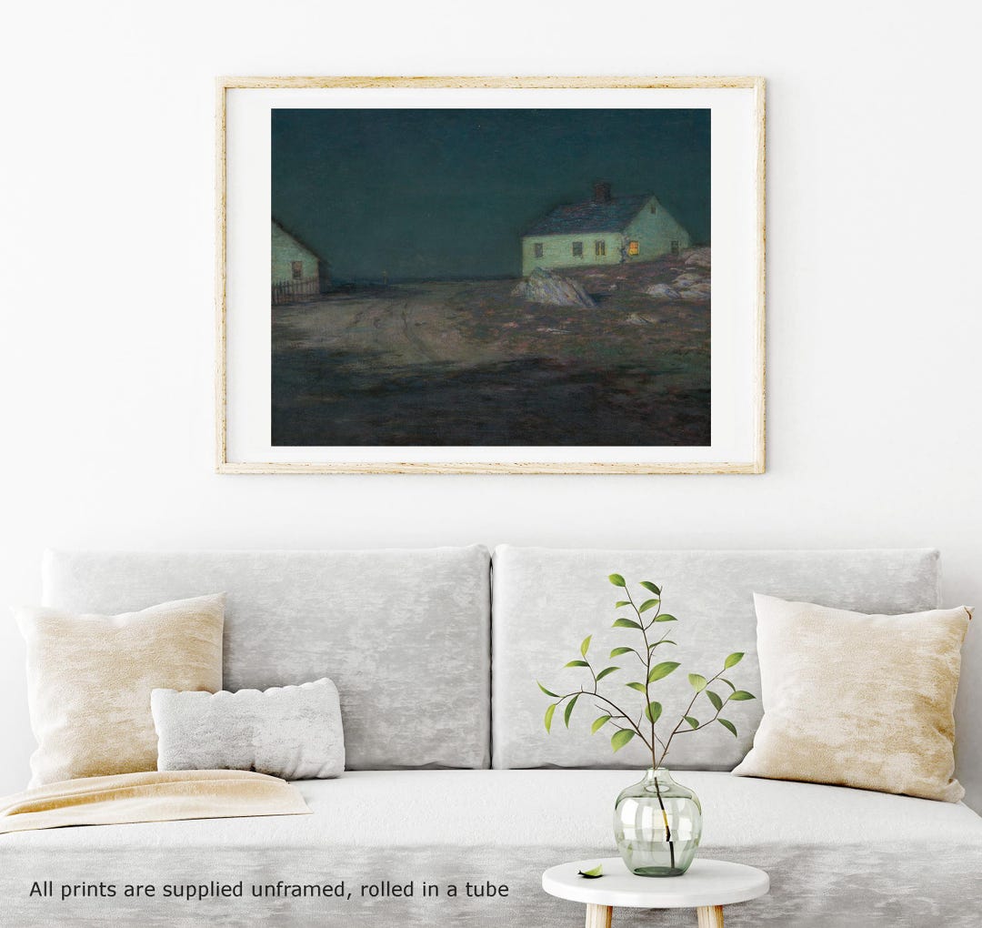 Harrison the Harbor Light Gallery Wall Art Print Vintage Poster Art ...
