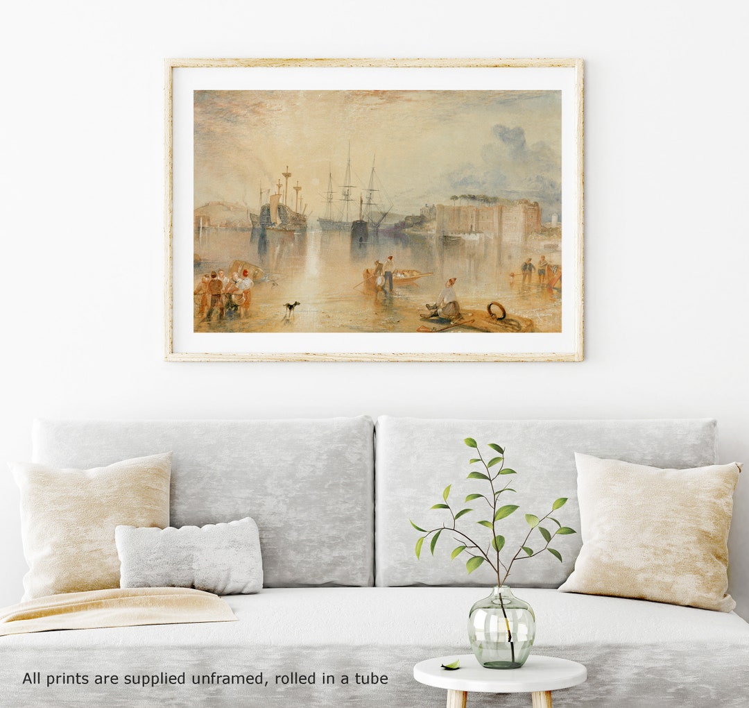 Turner Upnor Castle on the Medway Kent UK Gallery Wall Art Print ...
