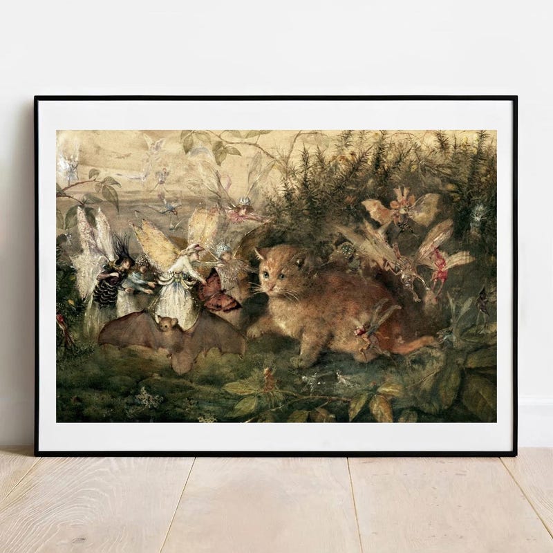 Cat Fairy Tale Art Prints - Etsy
