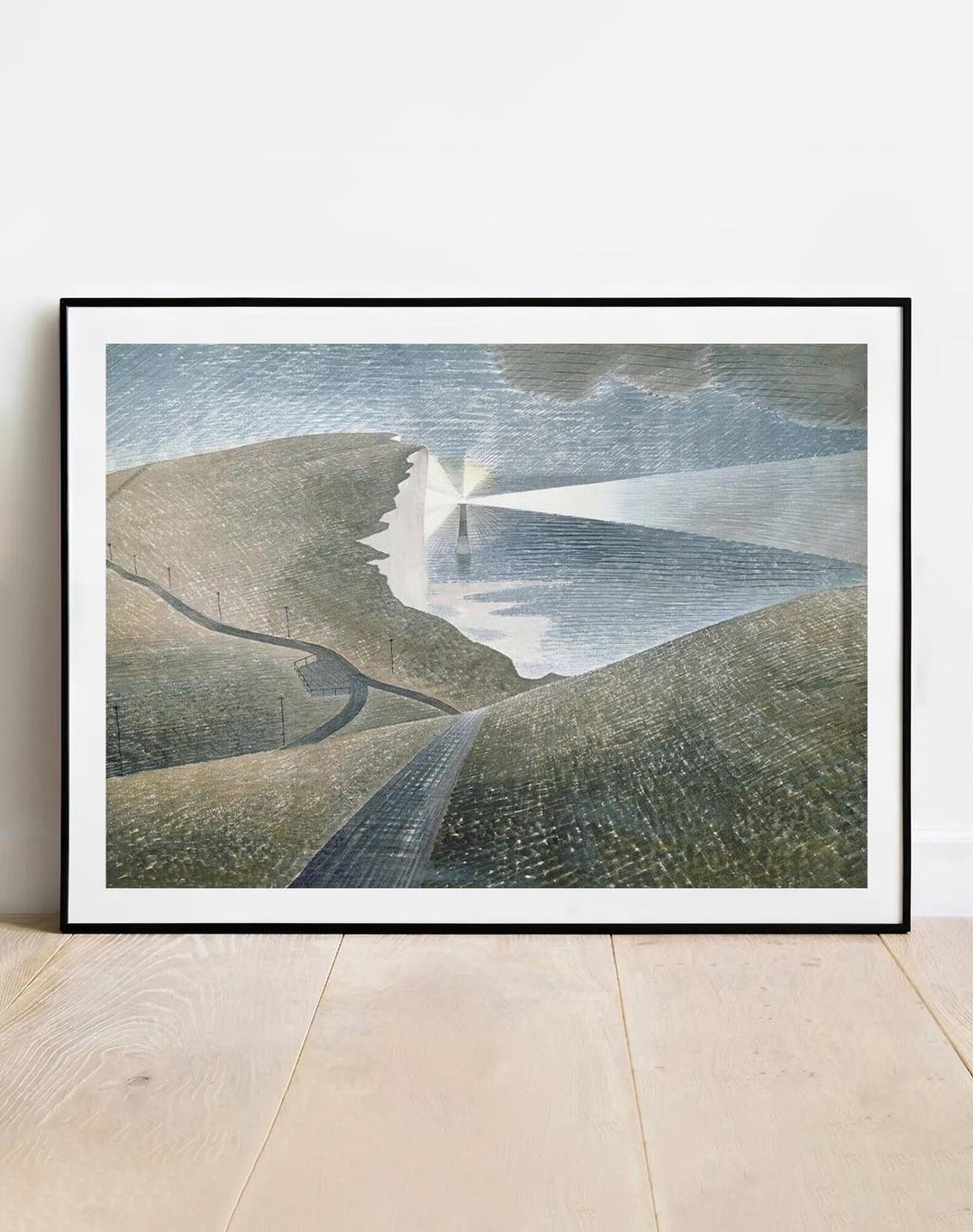 Eric Ravilious Beachy Head Print: Vintage Sussex Coast Wall Art Poster ...