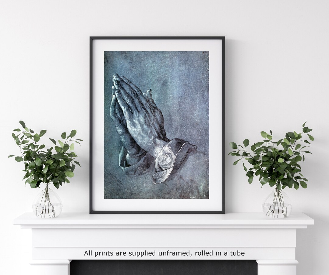 Durer Praying Hands Wall Decor Gallery Wall Art Print Vintage Poster ...