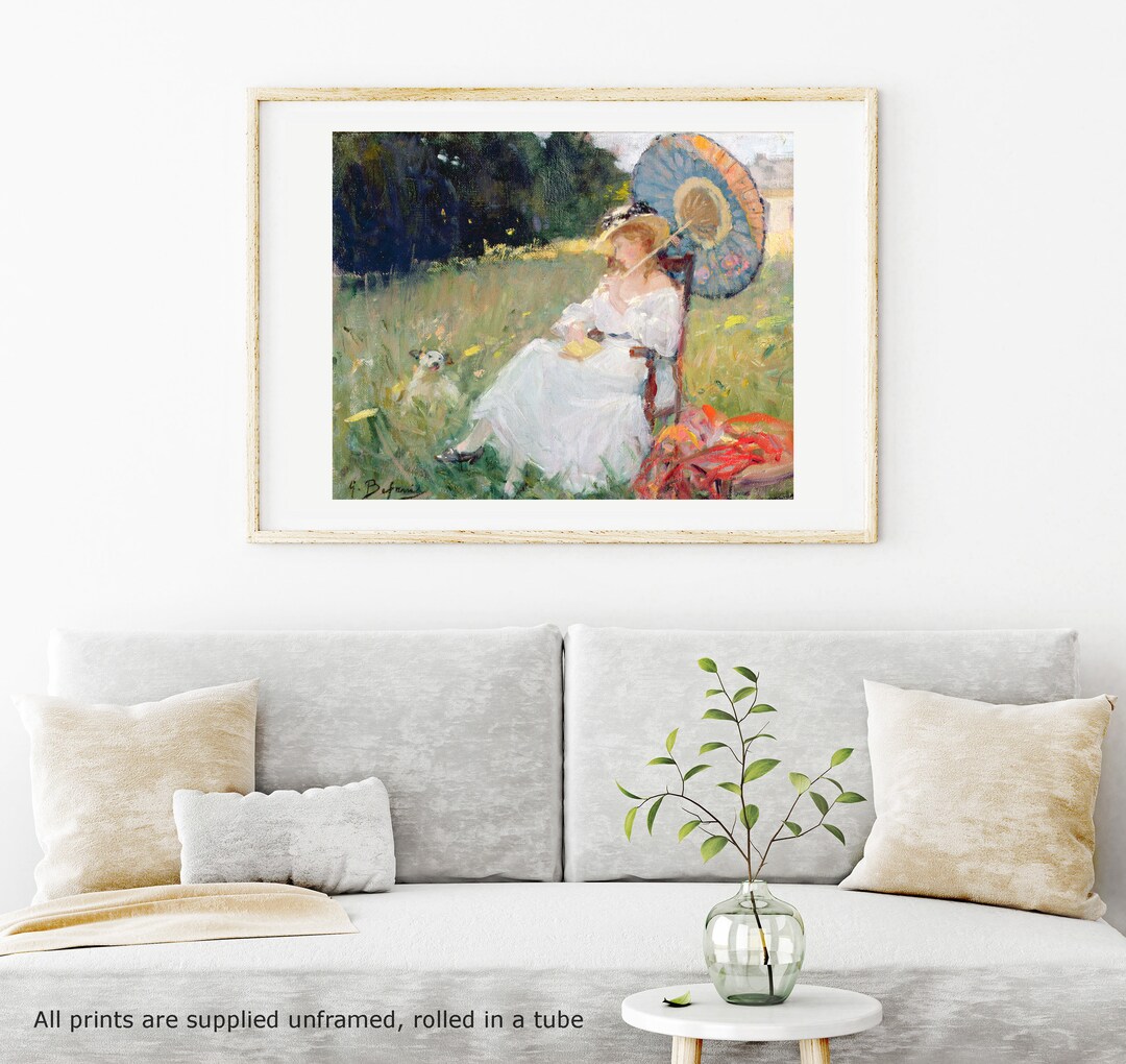 Befanio the Parasol Dog Wall Art Print Gallery Wall Art Poster Vintage ...