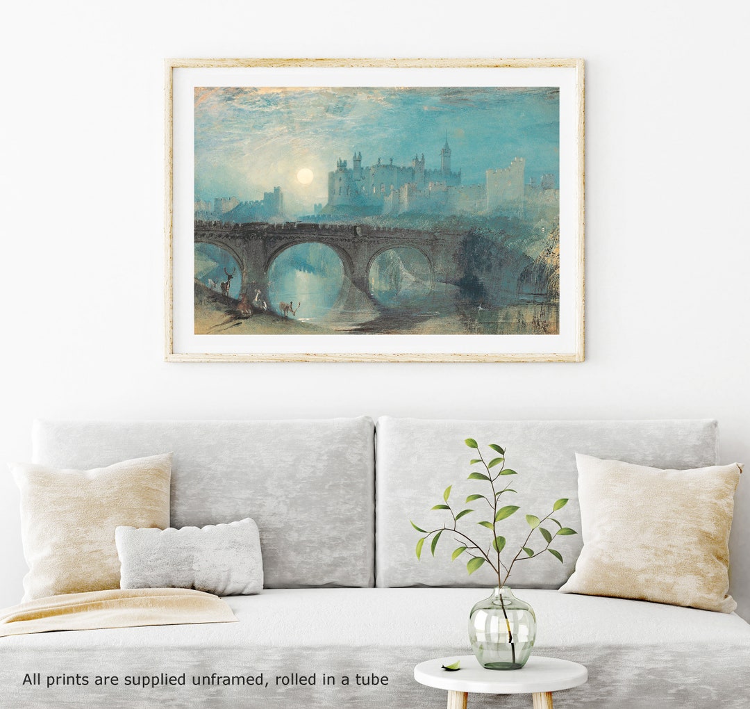 Turner Alnwick Castle Fine Art Print: Vintage Gallery Wall Art - Etsy