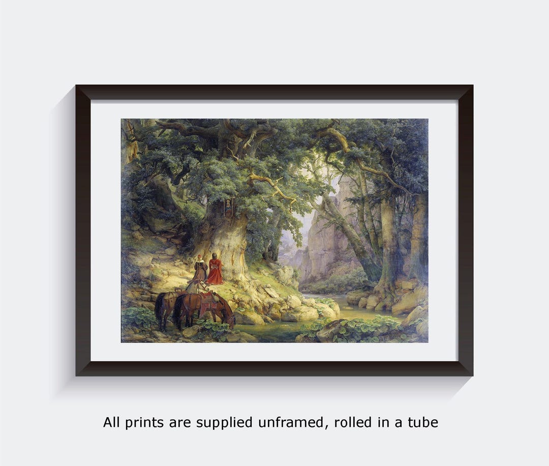 Lessing the Thousand Year Old Oak Home Decor Gallery Wall Art Classic ...