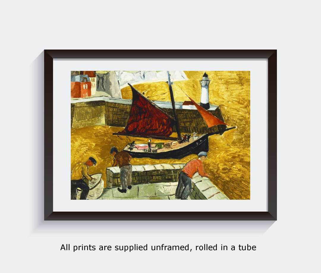 Wood Mousehole Cornwall Wall Art Print Vintage Poster Art Gallery Wall ...