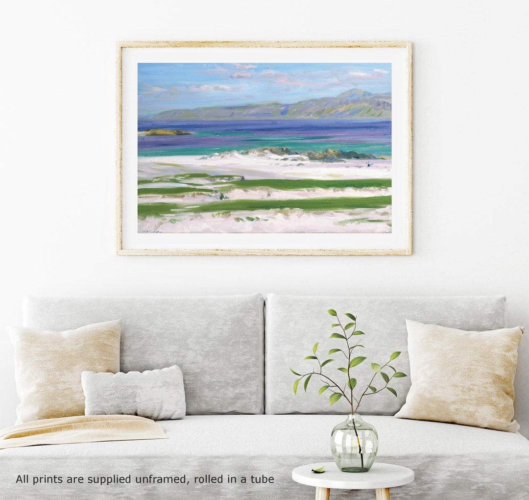 Cadell Iona Sound and Ben More Scotland Wall Art Print Vintage Poster ...