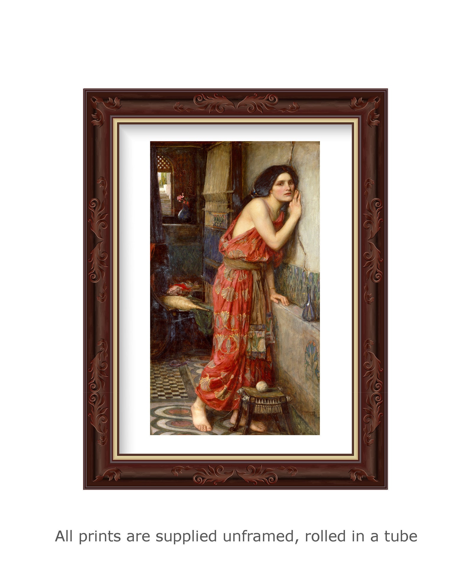 Fine Art Print Waterhouse Thisbe or the Listener - Etsy UK