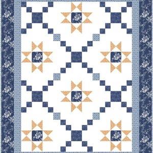 Quilt Pattern PDF Star Gazer Delight Quilt Pattern Beautiful and Easy ...