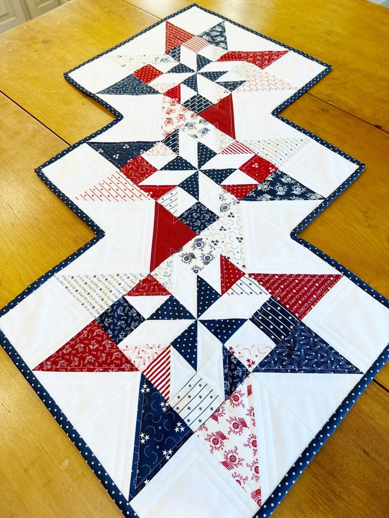 Table Runner Patterns Scrappy Quilting Patterns PDF Patriotic Table ...