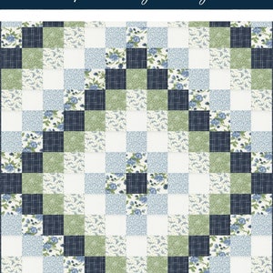 Beginner Quilt Pattern Paper Copy of Oasis Quilt Pattern for Beginners ...