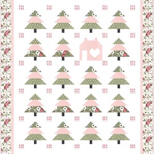 Quilt Pattern PDF Little Forest Cottage Quilt Pattern Easy Quilting ...