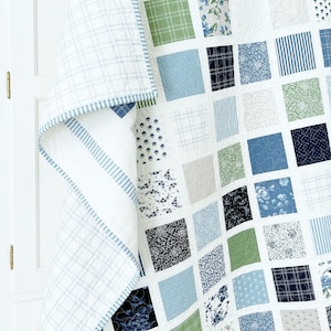 Charm Pack Quilt Pattern PDF Charmingly Quilt Pattern for Beginners Easy Quilting Patterns for ...