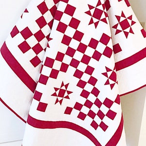 Starlit Path Quilt Pattern - Paper Copy of Quilt Pattern Summer Quilt ...