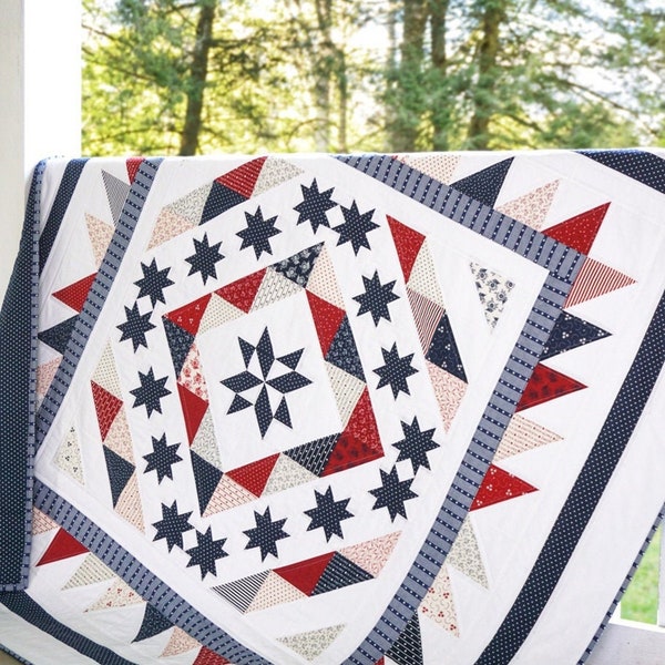 Celebration of Stars Quilt - Etsy