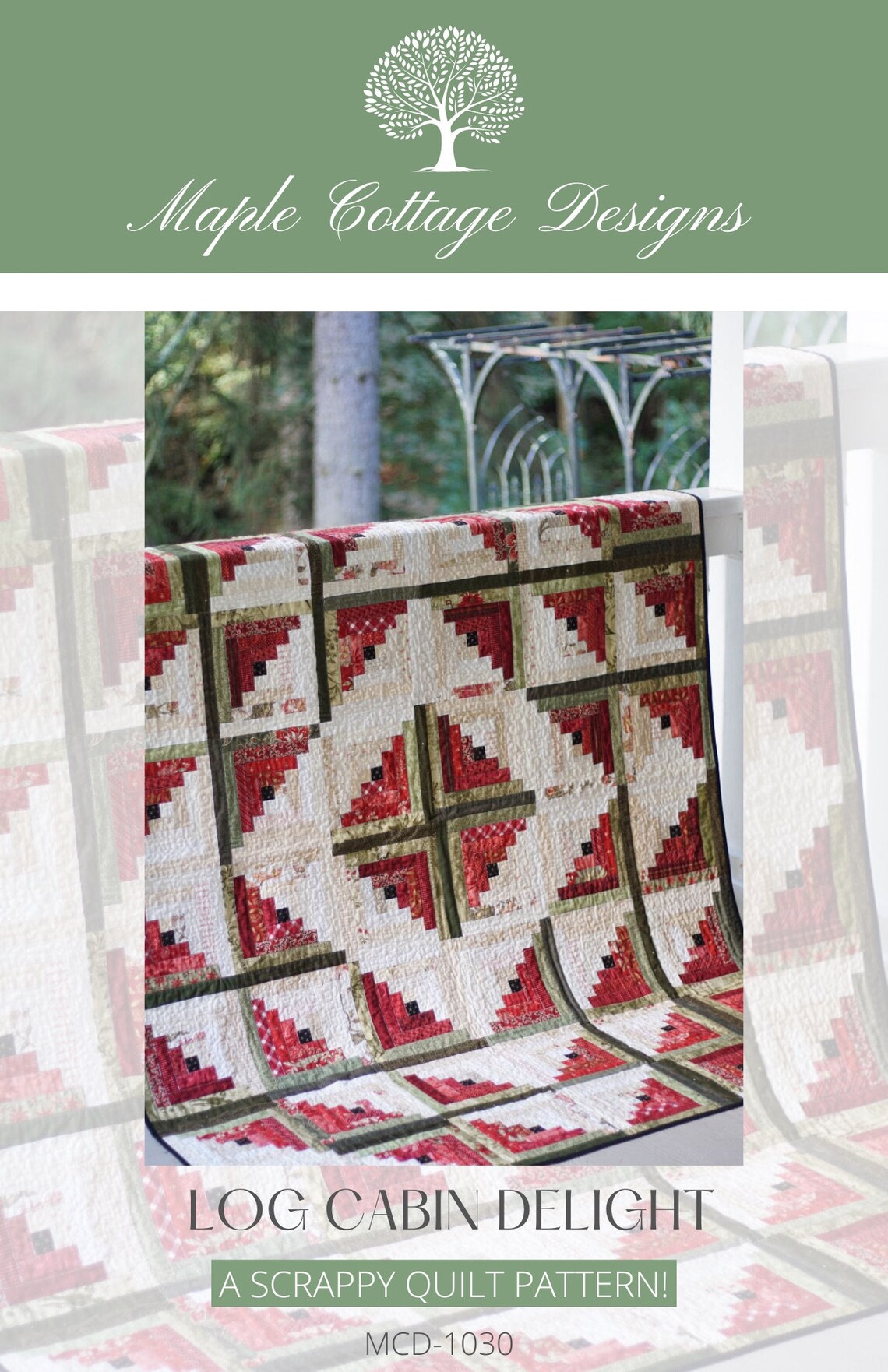 Log Cabin Quilt Patterns PDF Easy Quilt Patterns Beginner - Etsy
