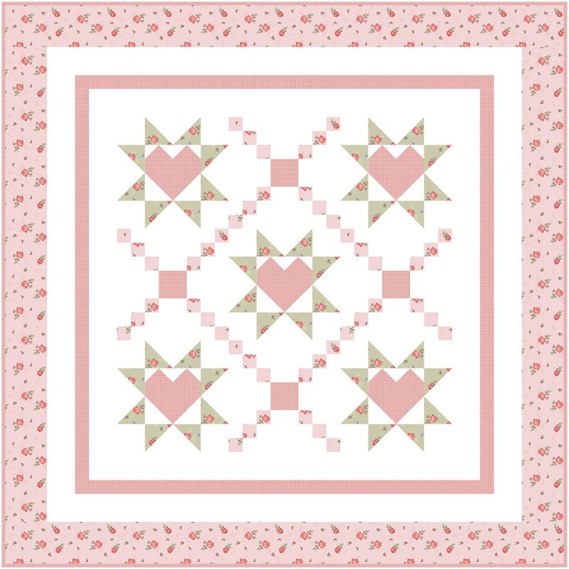Baby Girl Quilt Fabric Kits - Etsy