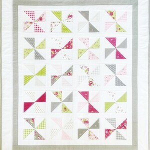 Quilt Pattern for Charm Packs PAPER Copy Pinwheel Delight Quilting ...