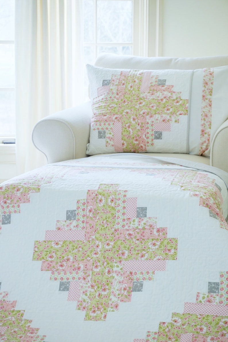 Log Cabin Quilt Patterns PDF Easy Quilt Patterns Baby Quilt Patterns ...