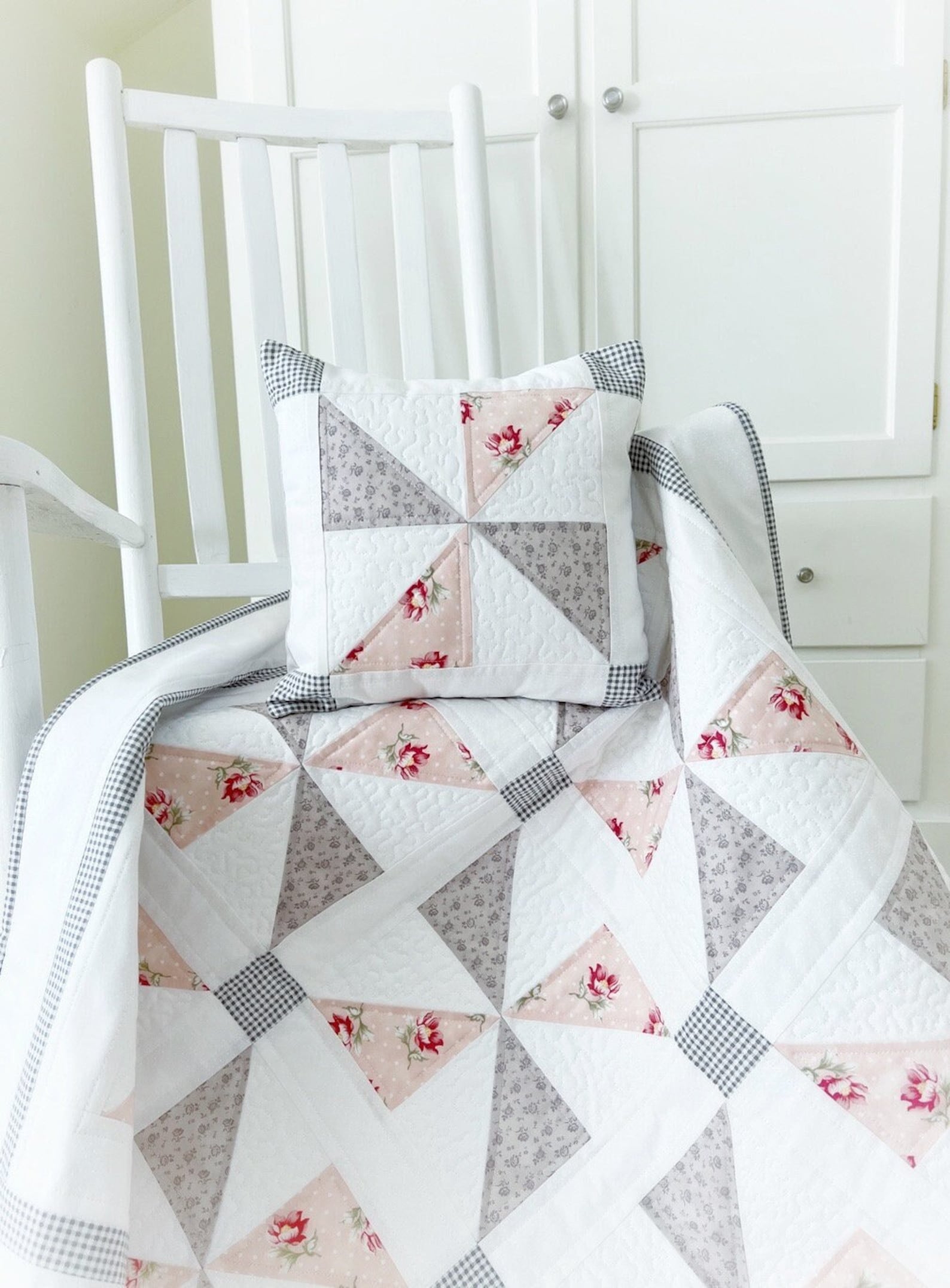 Baby Quilt Patterns PDF Easy Quilt Pattern for Babies Farmhouse Quilt ...
