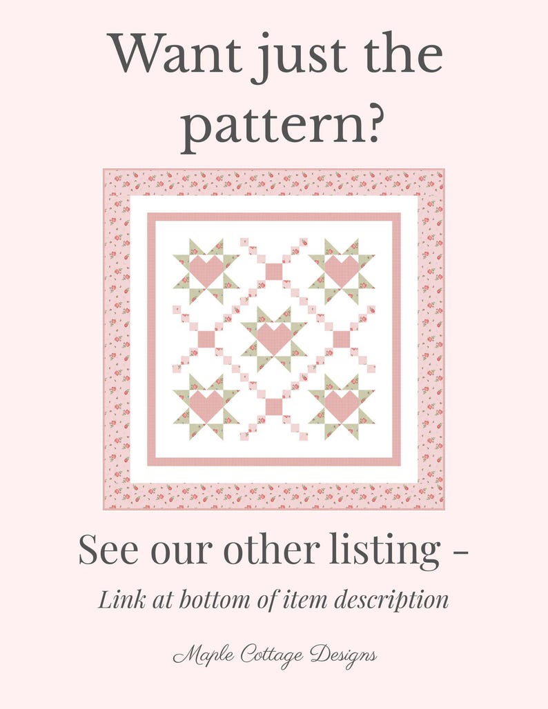 Baby Quilt Kit for Girl Loving Wishes Quilt Kit for Baby Girls Crib ...