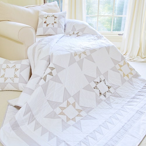 Indigo Star Quilt PDF Pattern - Etsy