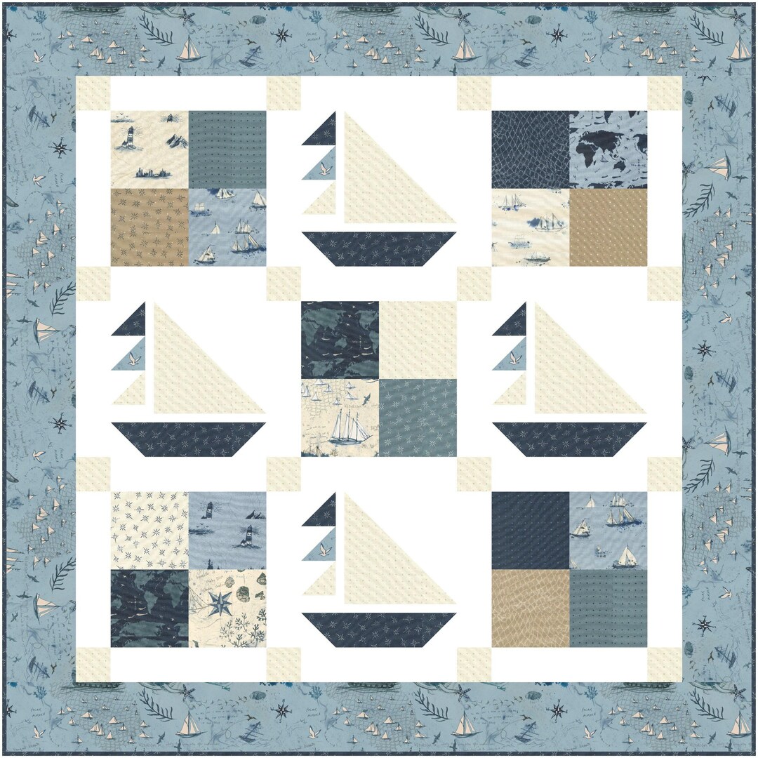 Quilt Pattern for Charm Packs Baby Quilt Pattern Spirit of Adventure ...