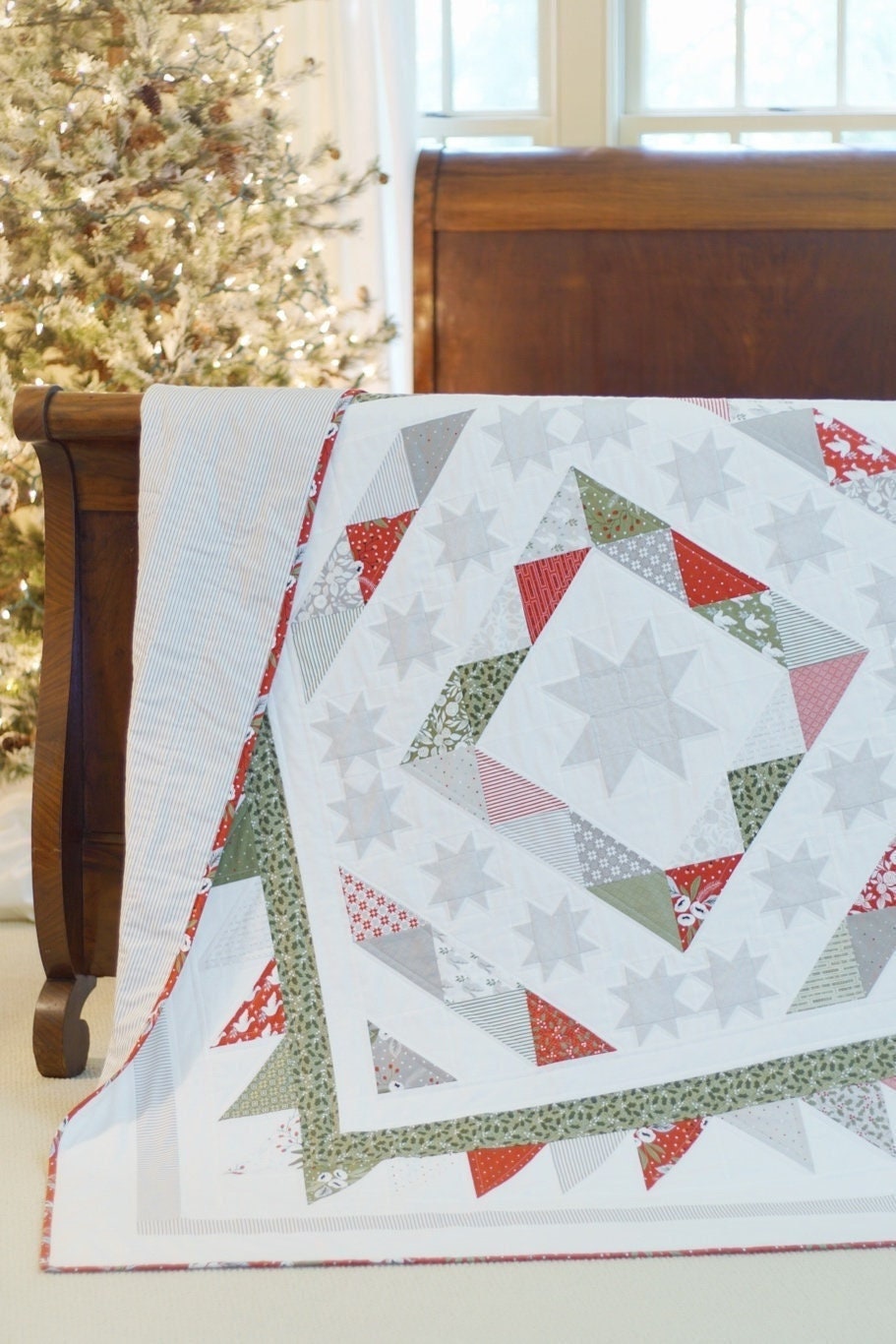 Christmas Quilt Patterns PDF Charm Pack Quilt Pattern Scrappy - Etsy