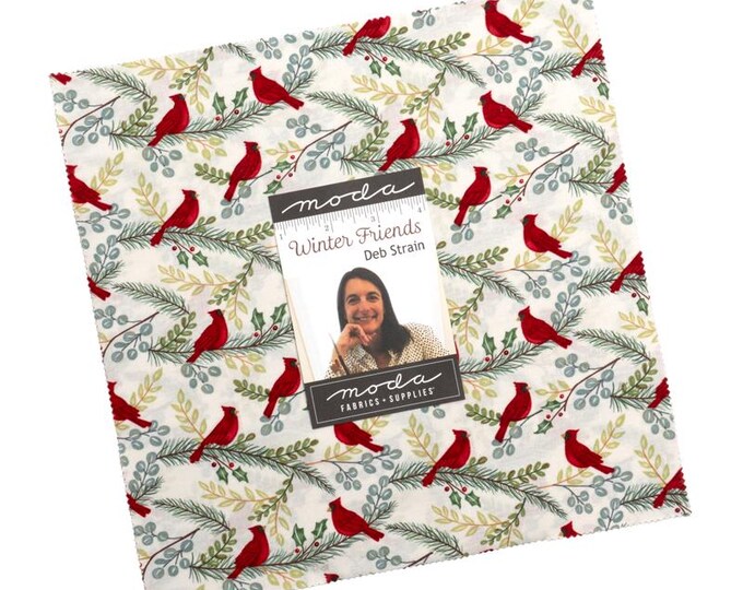 Winter Friends Layer Cake by Deb Strain for Moda Precut 10" X 10 Pieces ...