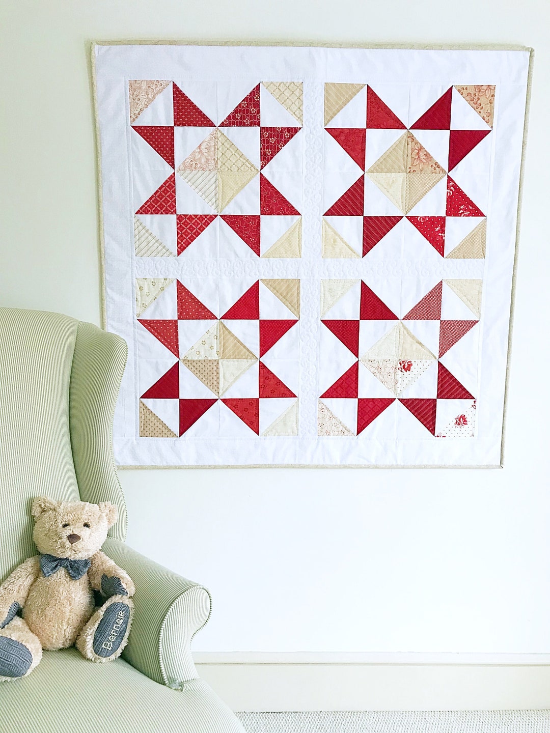 Easy Quilt Patterns PDF Beginner Quilting Pattern Charm Pack Quilt ...