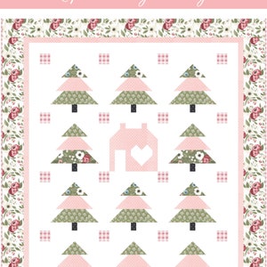 Quilt Pattern PDF Little Forest Cottage Quilt Pattern Easy Quilting ...