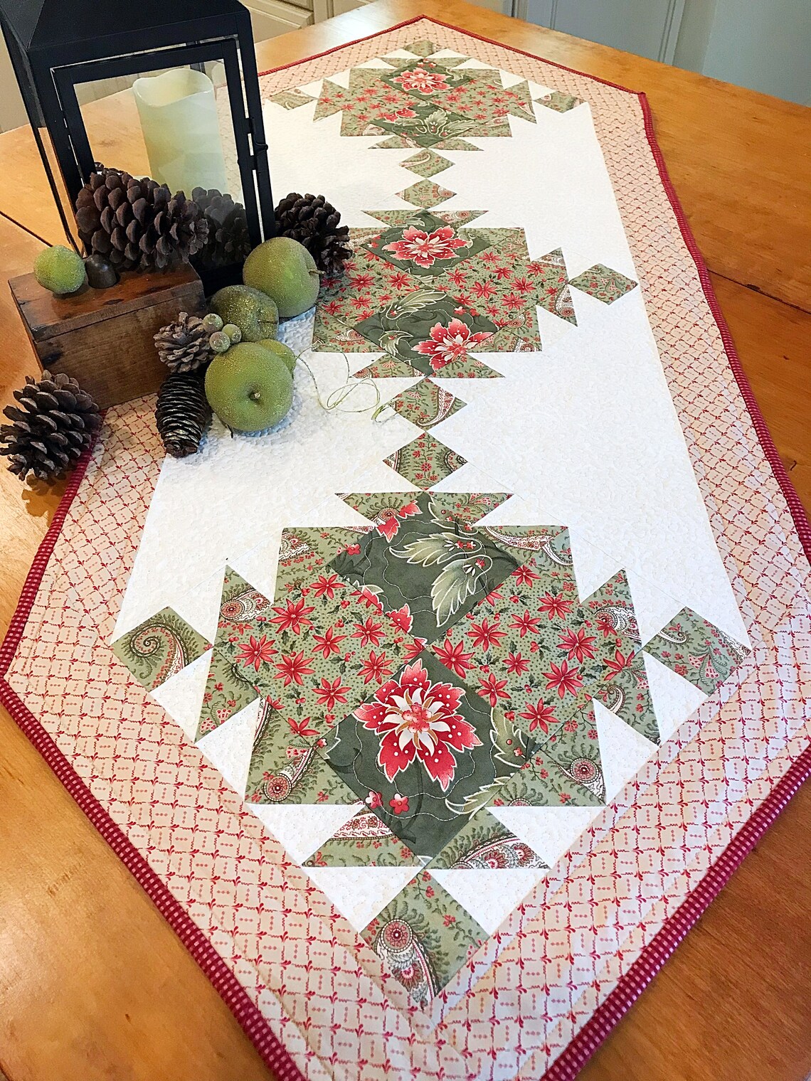 Quilt Patterns PDF Easy Table Runner Quilting Pattern Elegant - Etsy