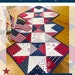 Table Runner Pattern for Charm Packs Quilt Pattern PDF Patriotic Stars Table Runner Pattern for ...