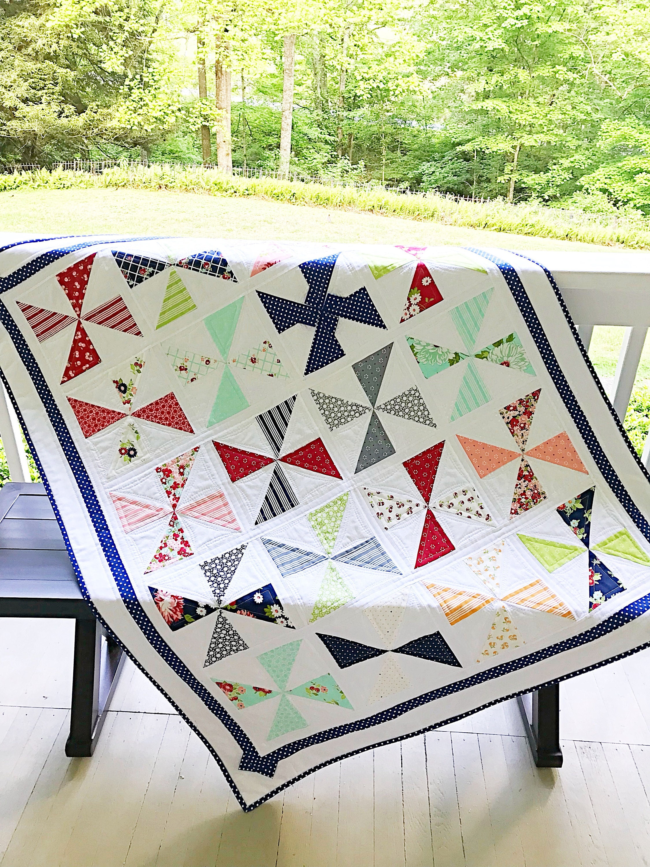 Quilt Patterns PDF Easy Quilt Pattern for Charm Packs Pinwheel | Etsy