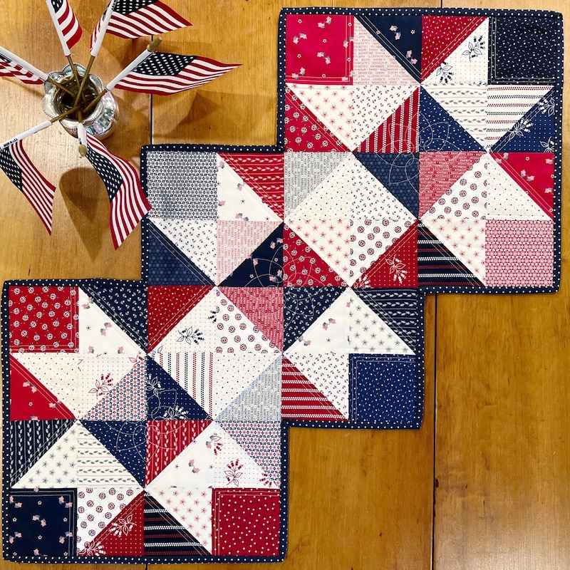 Patriotic Table Runner - Etsy