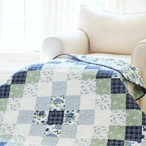 Easy Quilt Patterns PDF Oasis Quilt Pattern for Beginners Quilting ...