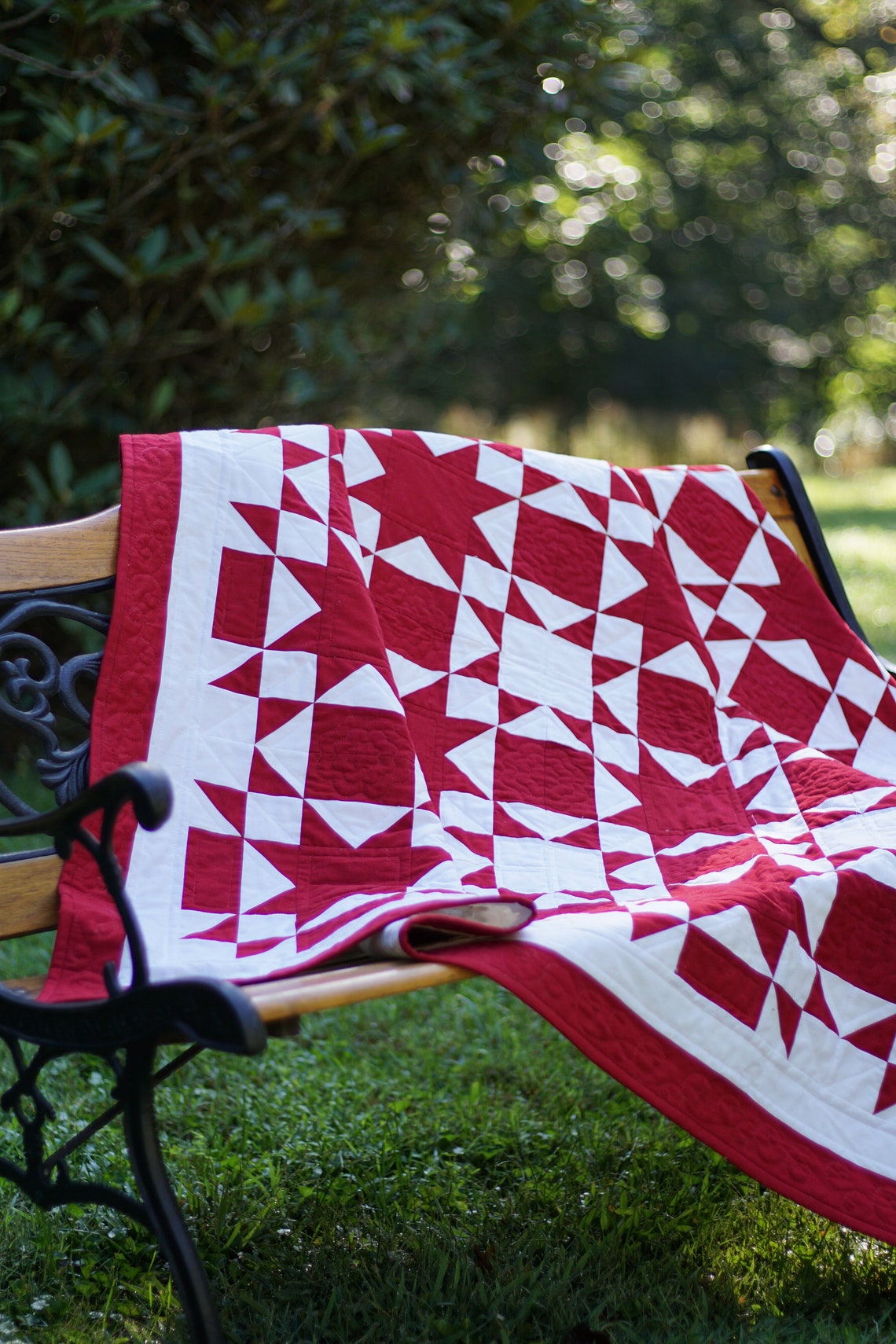Red and White Quilt Patterns PDF Easy Quilt Patterns for | Etsy