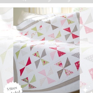 Charm Pack Quilt Pattern PDF Easy Quilt Patterns for Beginners Pinwheel ...