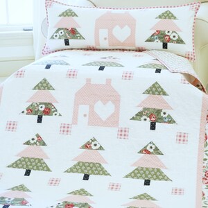 Little Forest Cottage Quilt Pattern PAPER Copy Easy Quilting Patterns ...