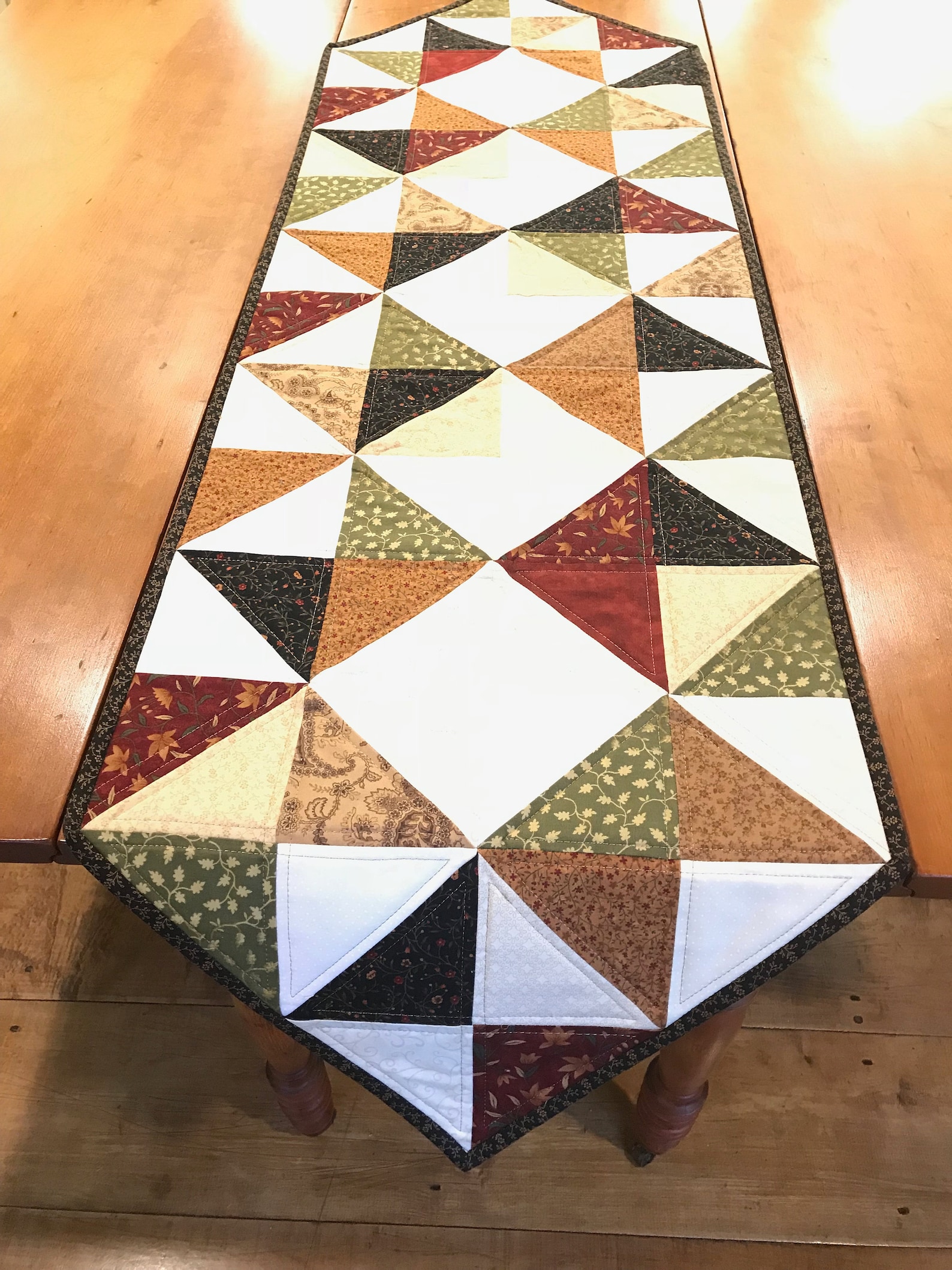 Easy Quilt Patterns PDF Scrappy Table Runner Pattern for Charm - Etsy ...