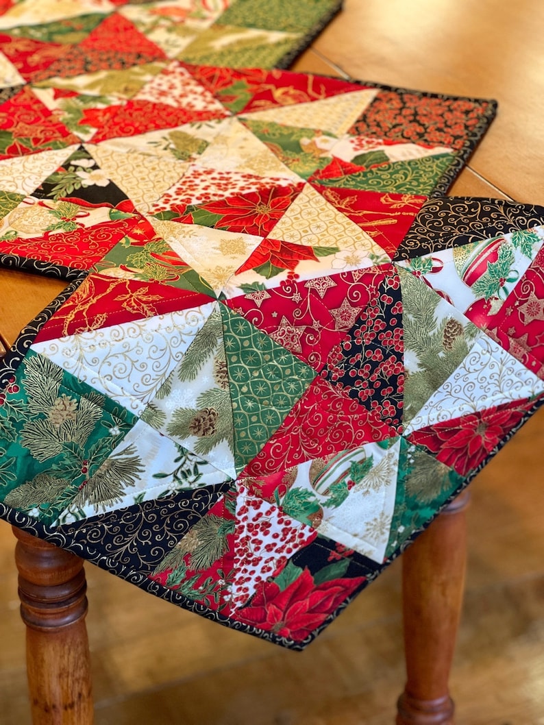 Table Runner Pattern for Charm Packs Christmas Table Runner - Etsy