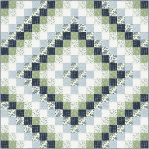 Easy Quilt Patterns PDF Oasis Quilt Pattern for Beginners Quilting ...