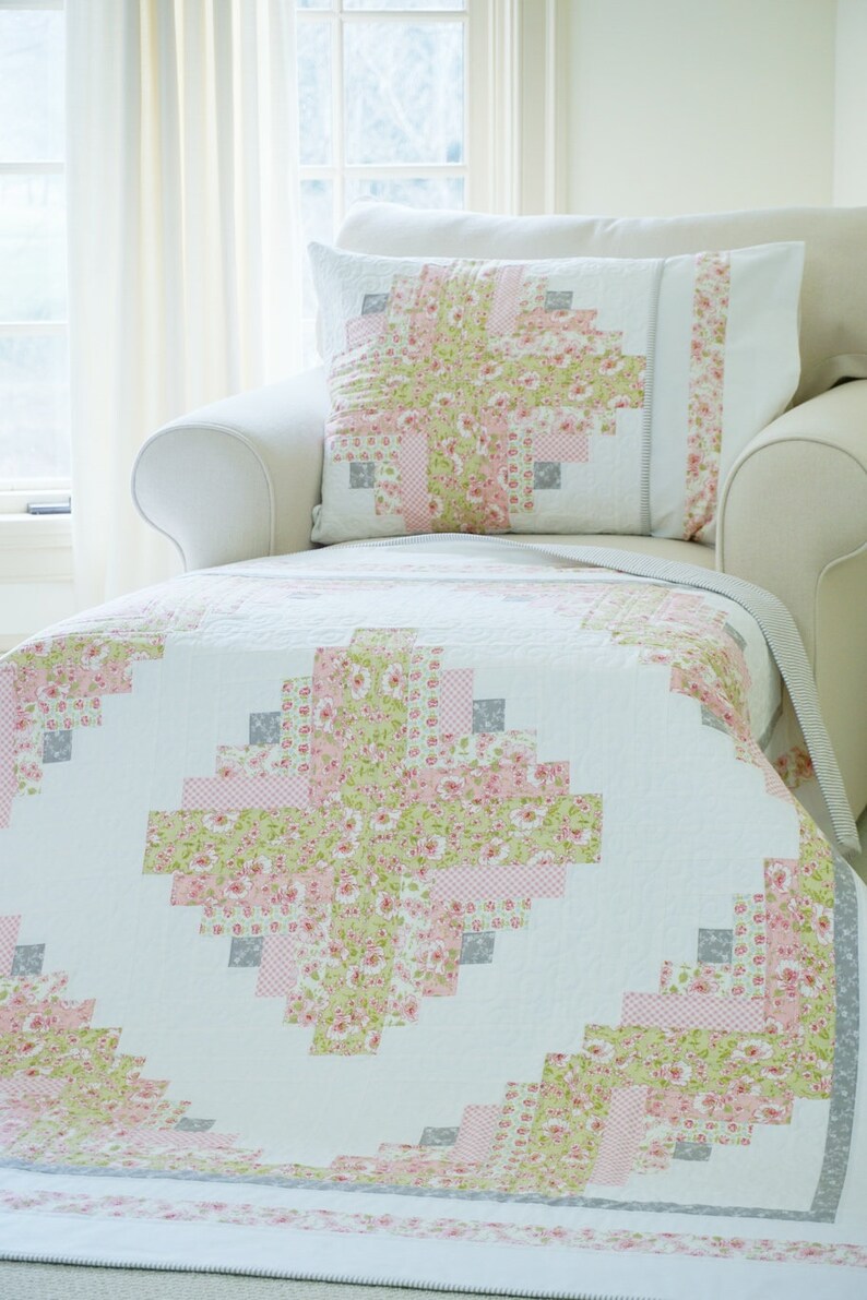 Log Cabin Jubilee Quilt Pattern Paper Copy Physical Copy - Etsy