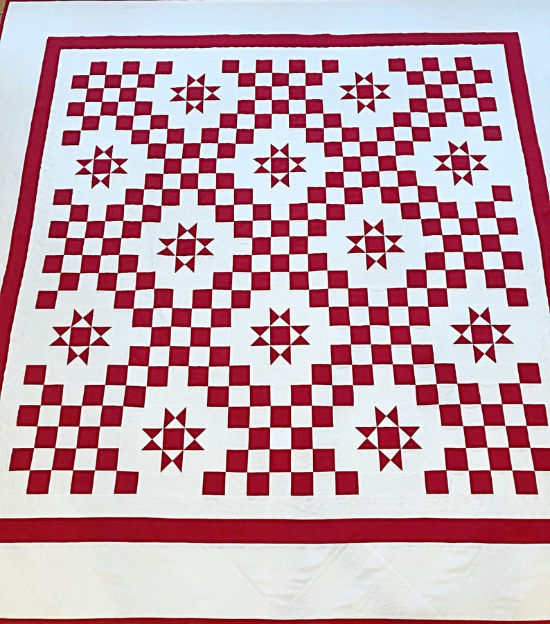 Quilt Patterns PDF Red and White Quilt Patterns Christmas - Etsy