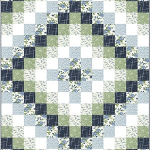 Easy Quilt Patterns PDF Oasis Quilt Pattern for Beginners Quilting ...