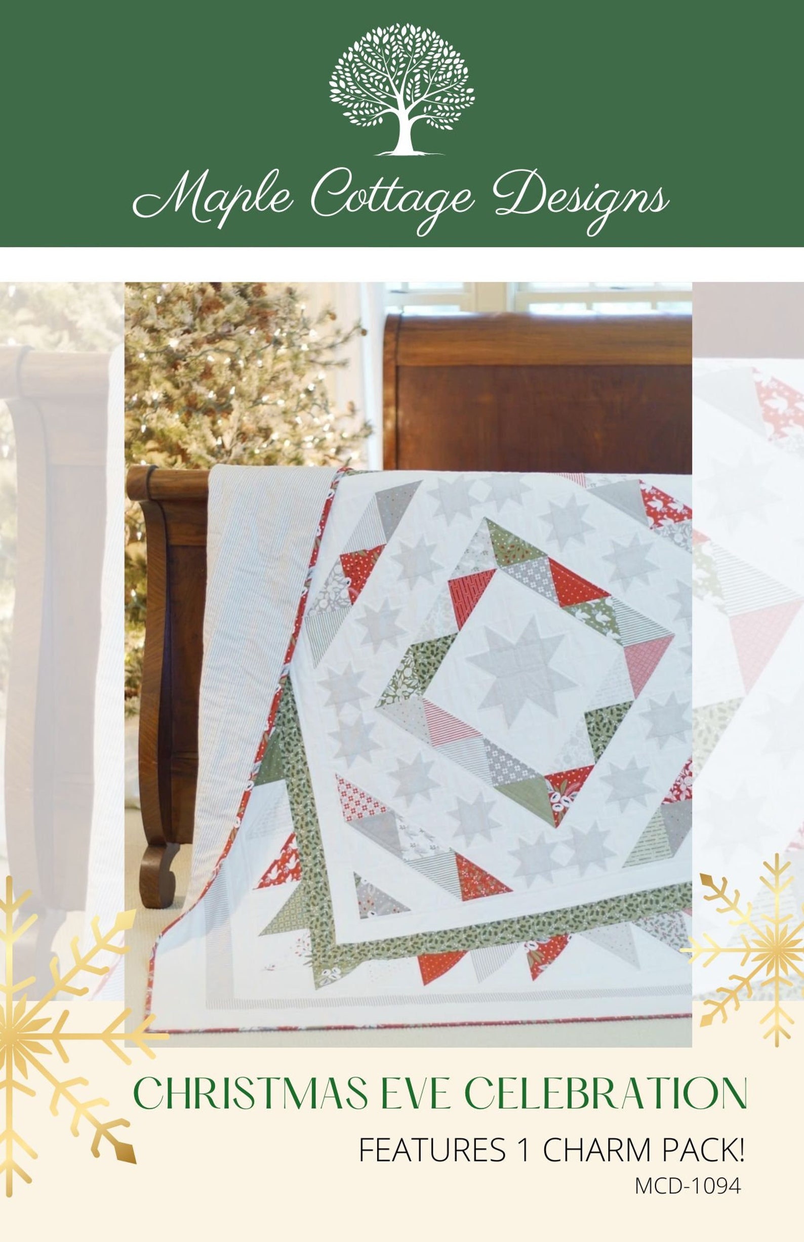 Christmas Eve Celebration Quilt Pattern Paper Copy - Etsy