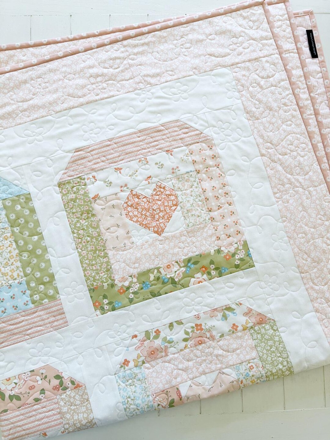Home Sweet Home Quilt Pattern PAPER Copy Quilt Pattern for Baby Quilts ...